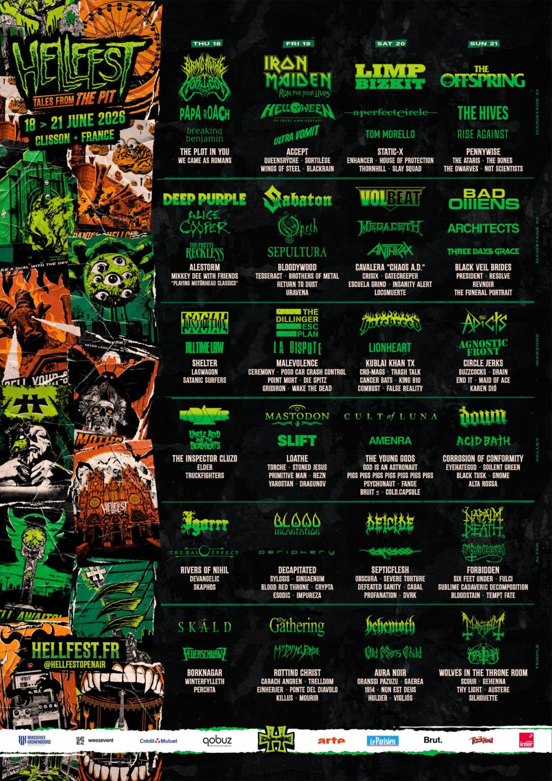 HellFest 2026 Line Up and Info – Sunraymagazine